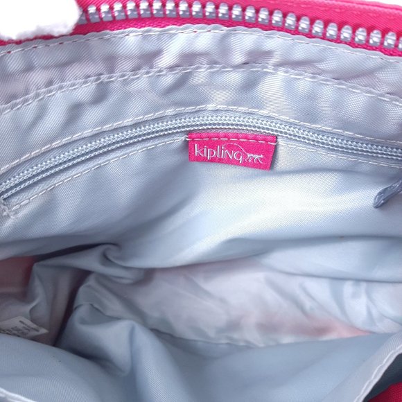 Kipling | Bags | Kipling Syro Travel Shoulder Crossbody Pink Canvas ...